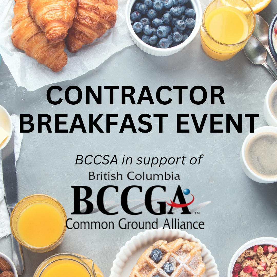 Join BCCGA’s Contractor Breakfast Event : BC Construction Safety ...